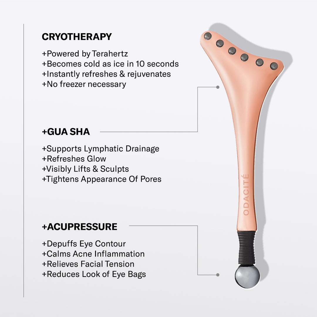 Cryo-Tech Facial Tool | Depuff + Sculpt | Odacité